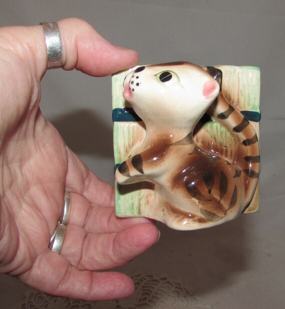 Home & Hobby kitschy fun Vintage Donkey Ceramic Planterholder of small ...