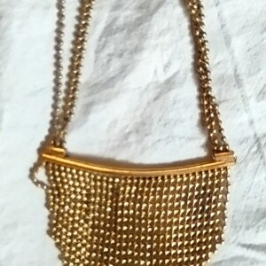 Vintage Brass Ball Chain V Shaped Necklace - Etsy