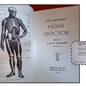 2 - Vintage Medical Books, 1963 the Medicine Show & 1968 Universal Home ...