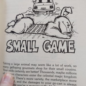 Vintage 1987 the Original Road Kill Cookbook by B R Buck Peterson ...