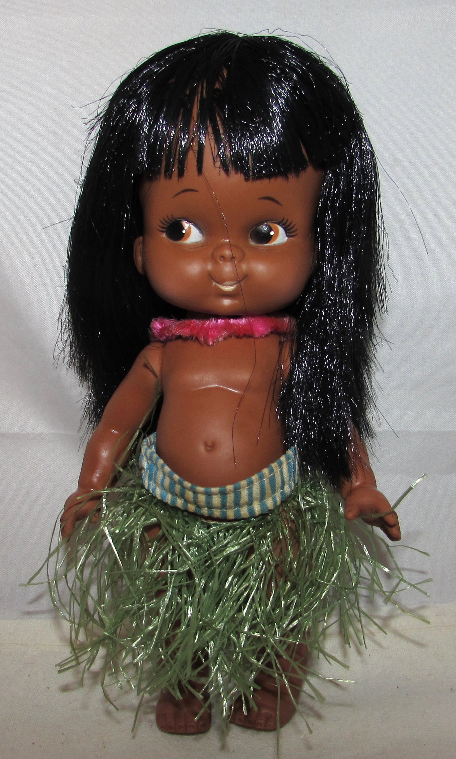 Vintage Rubber Toy Figure Hawaiian Hula Girl W/ Grass Skirt - Etsy