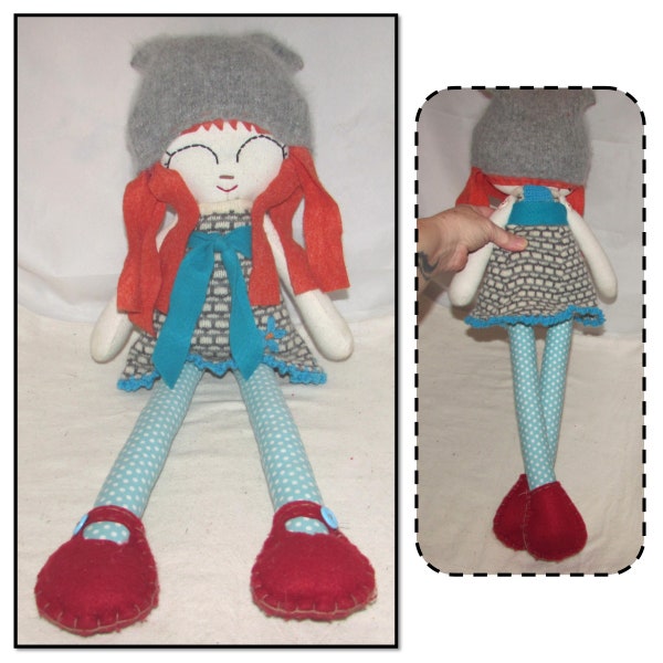 Stuffed Rag Doll - Etsy