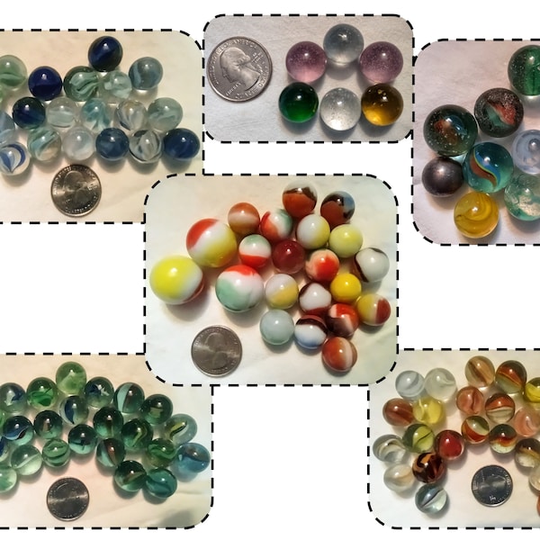 Crackle Marbles - Etsy