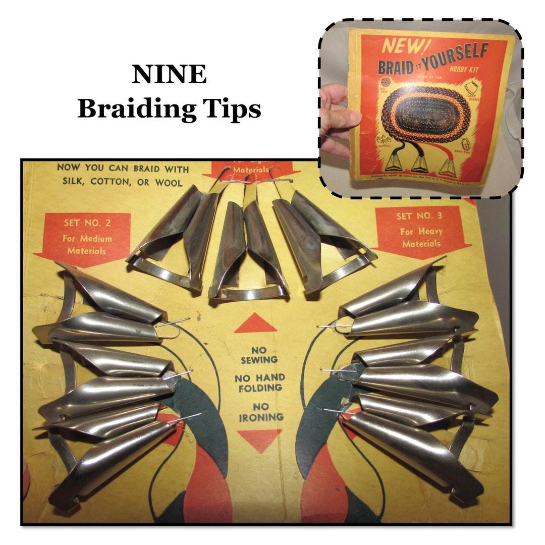 Vintage Rugmaking Hobby Kit, Braid It Yourself by Henry Seligman, 9 ...