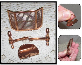 Copper Fireplace Screen - Etsy