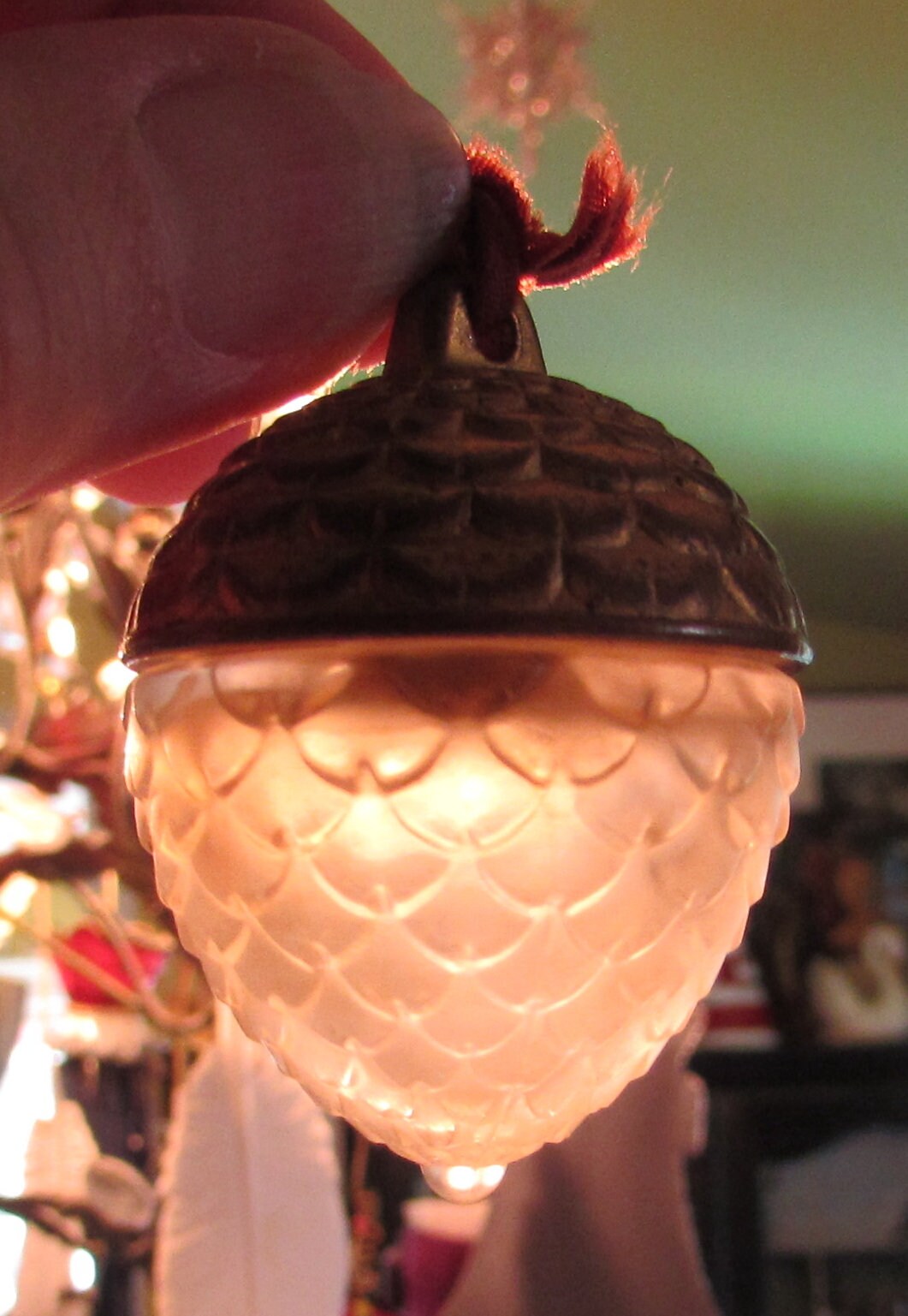 Vintage Small Acorn Shaped Perfume Bottle, Lalique Raphael Replique ...