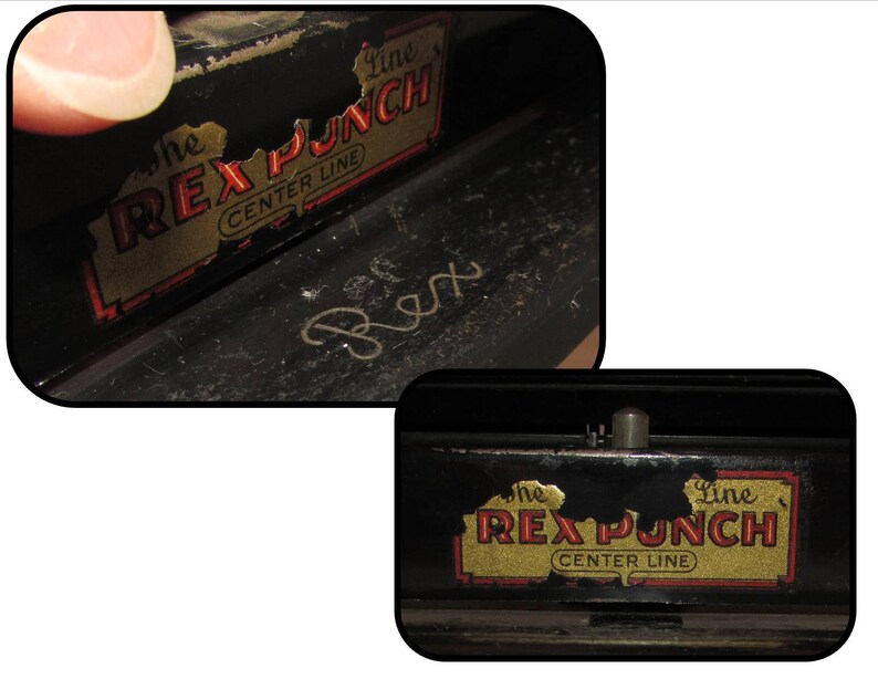 Vintage Black Metal 3 Hole Punch Rex Punch by Wilson Jones - Etsy