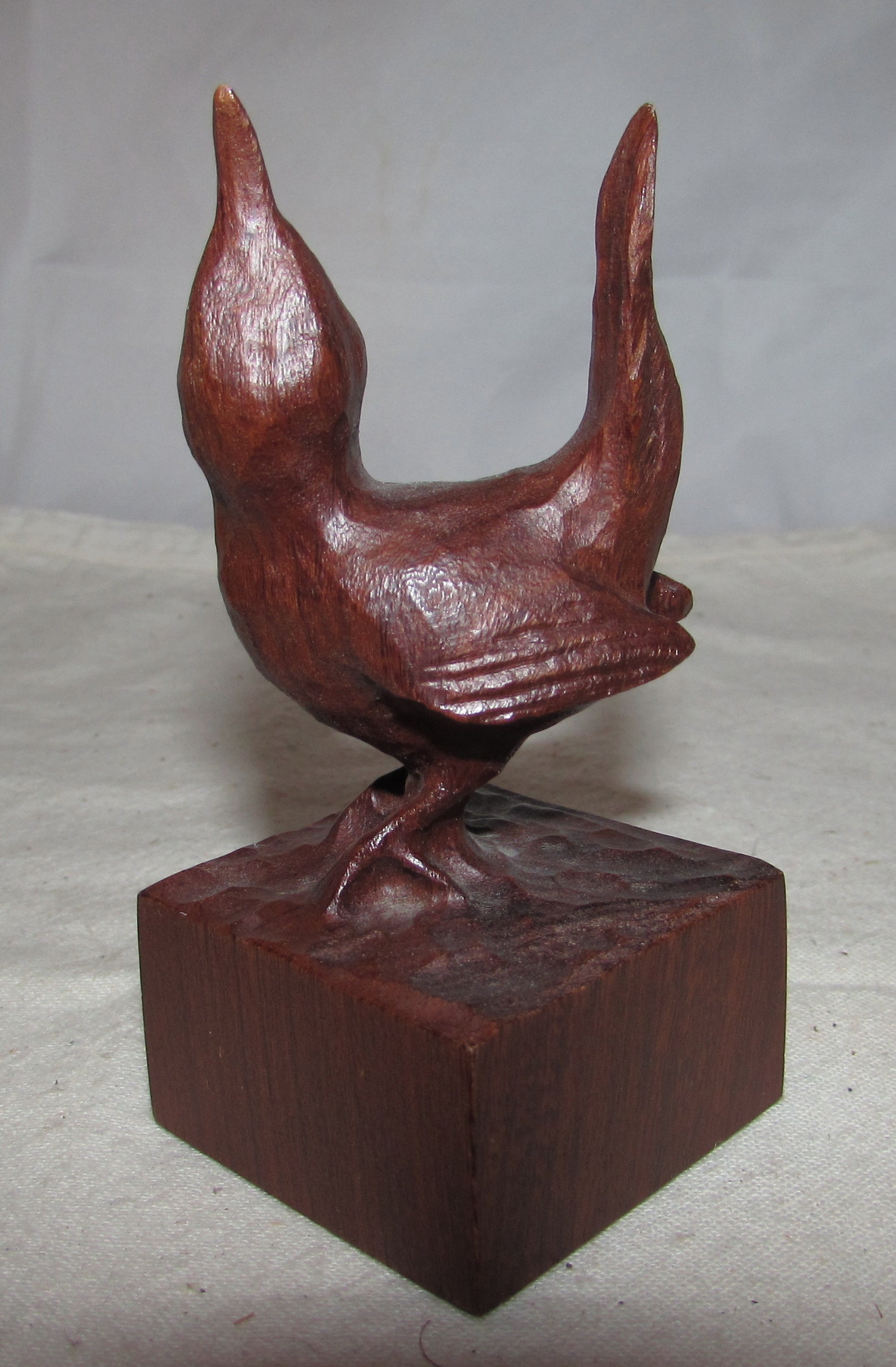 Vintage Carved Wood Bird Figurine Signed E Rother W1-153 - Etsy