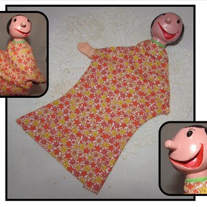 Vintage Olive Oyl Hand Puppet 60s childs toy Popeye's | Etsy