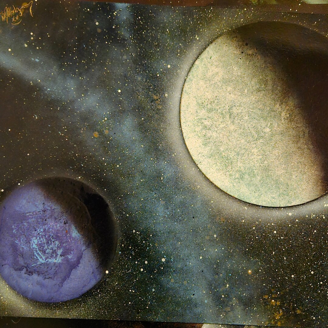 Create Your Own Custom Spray Paint Cosmo Art, Planets, Cosmos, Custom ...