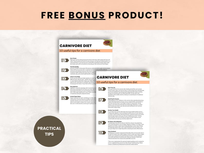 Carnivore Diet Grocery List, High Protein Carnivore Food List ...