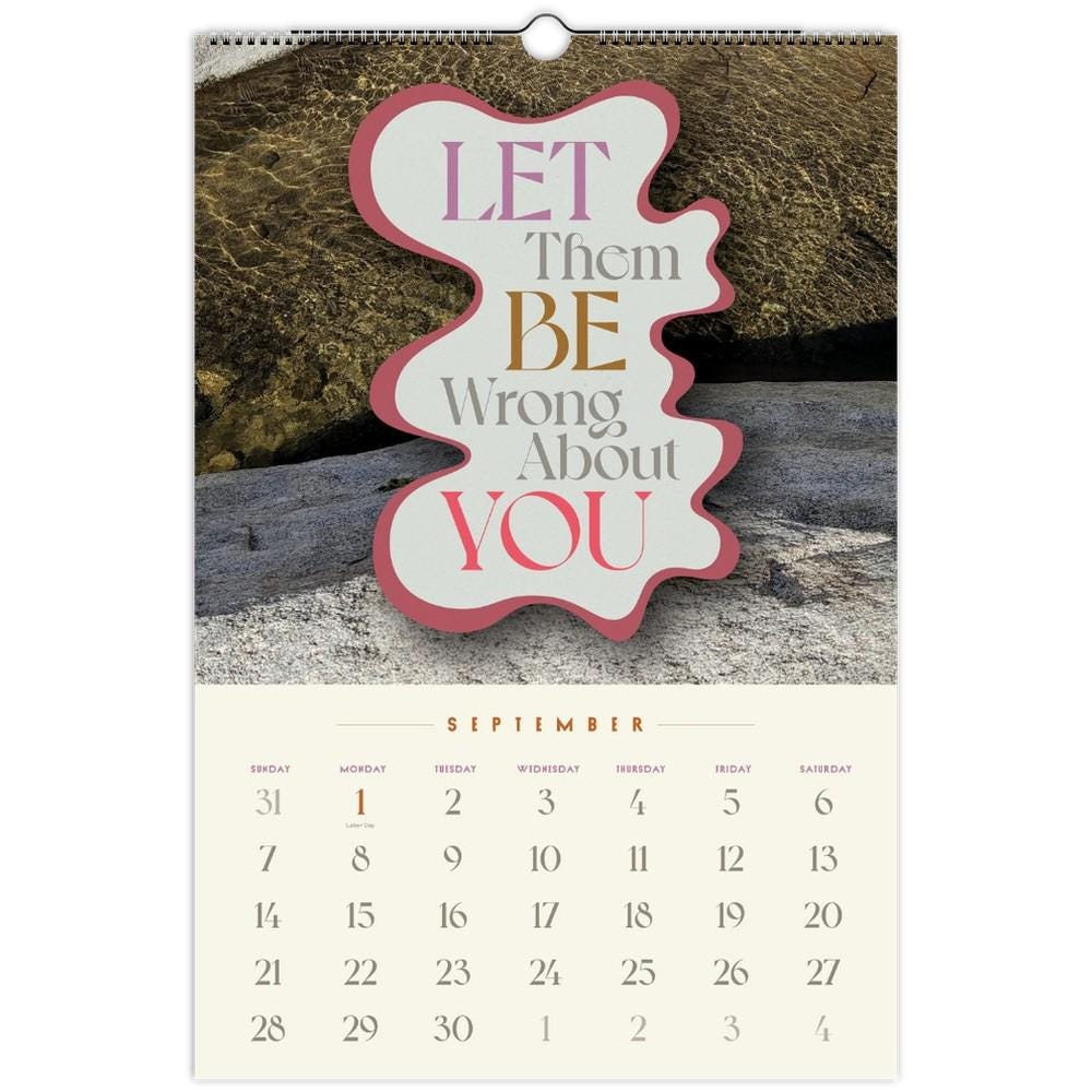 2025 Inspiring Wall Calendar 11 X 16.5 - Etsy