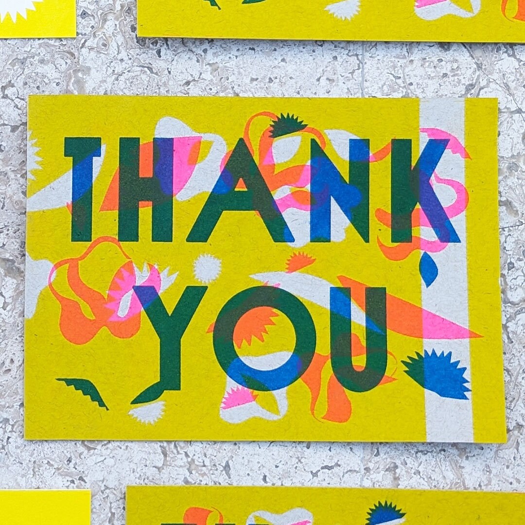 Beautifully Illustrated THANK YOU Cards (5x7) - Etsy