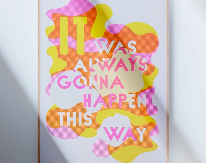 Beautiful Typographic Artwork for Your Home - Etsy