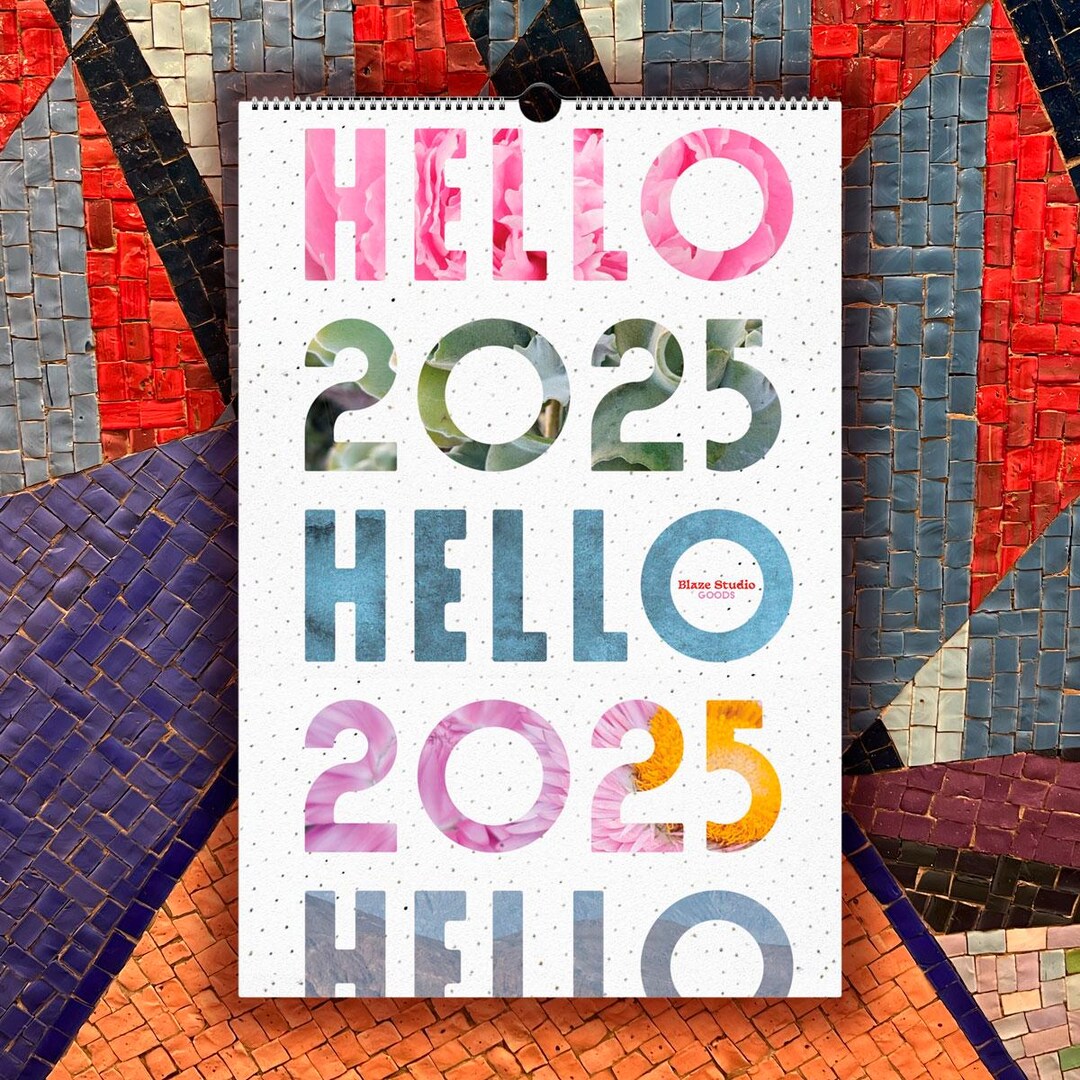 2025 Inspiring Wall Calendar 11 X 16.5 - Etsy