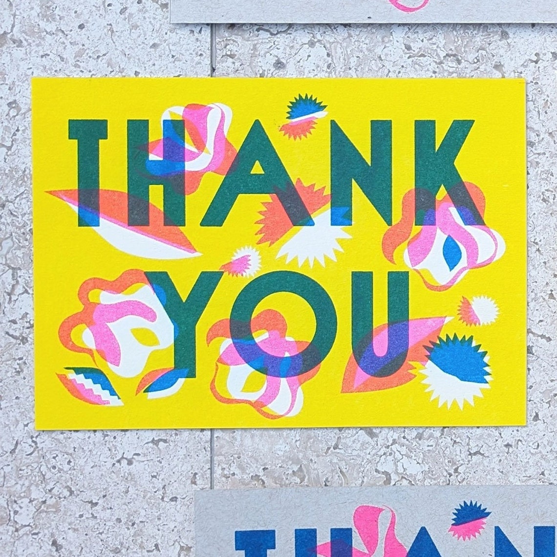 Beautifully Illustrated THANK YOU Cards (A7) - Etsy