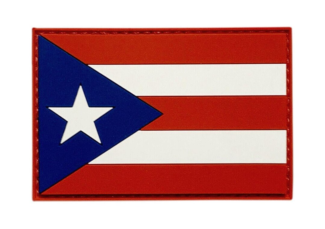 Puerto Rico Flag Tactical Patch 3D-PVC Rubber-3.0 X 2.0 Inch P11 - Etsy