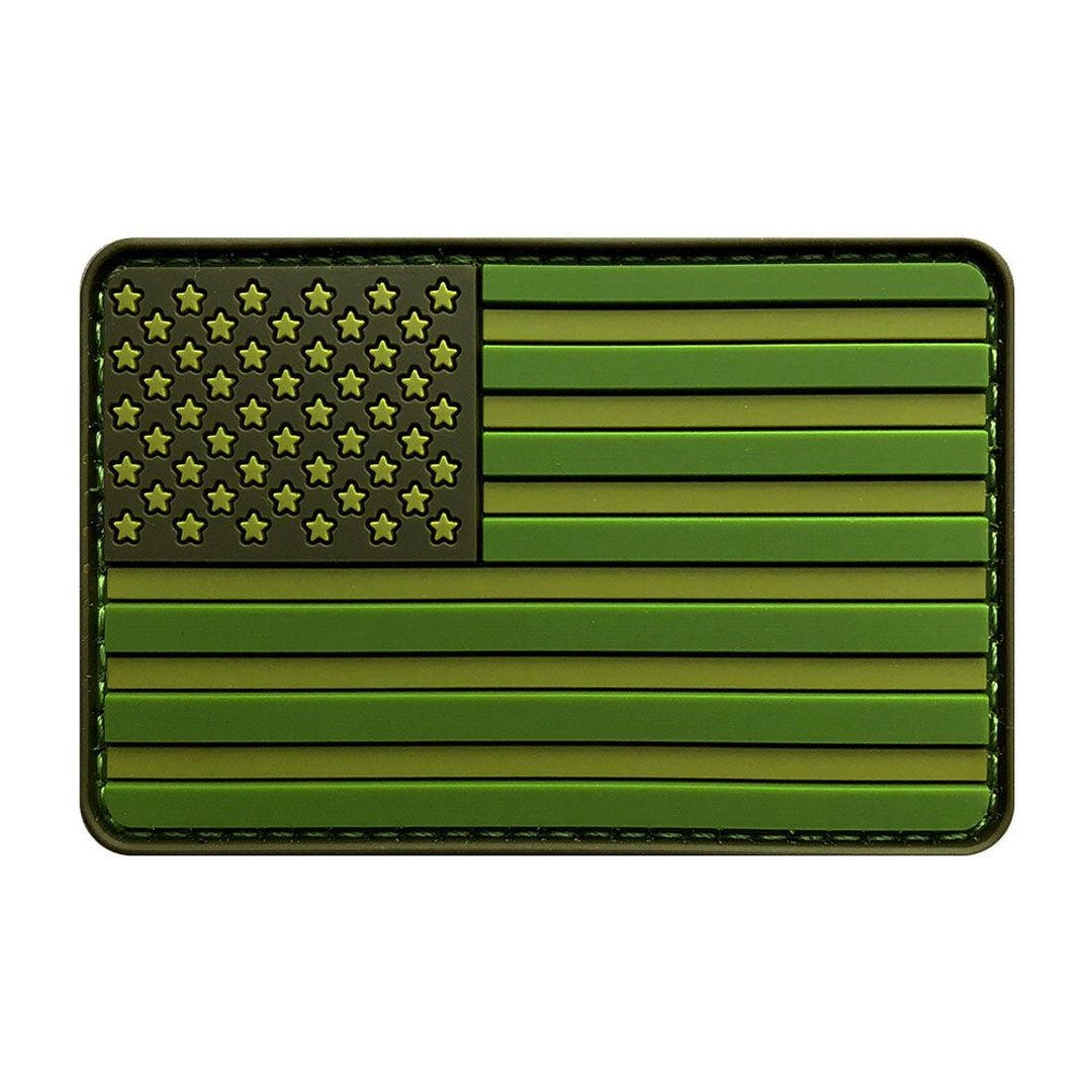 USA Flag American US Multicam Patch 3.0 X 2.0 PVC Rubber US5 - Etsy