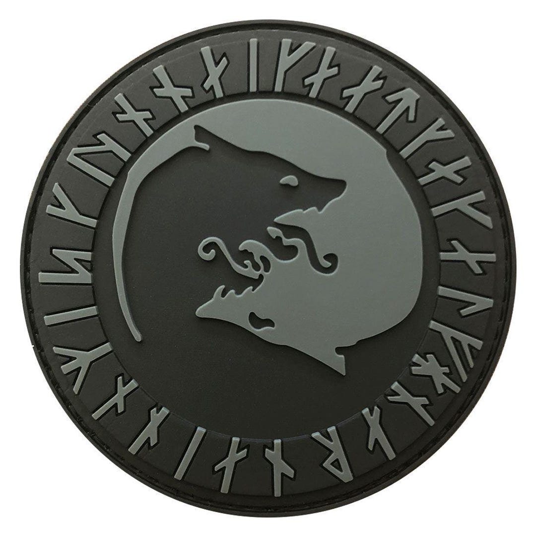 Viking Úlfhédnar No Mercy Only Violence Wolf Odin Patch 3D-PVC Rubber ...