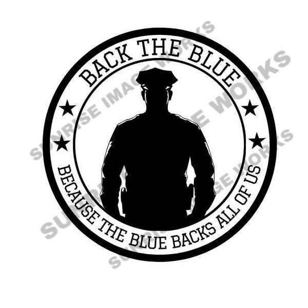 Back the Blue - Etsy