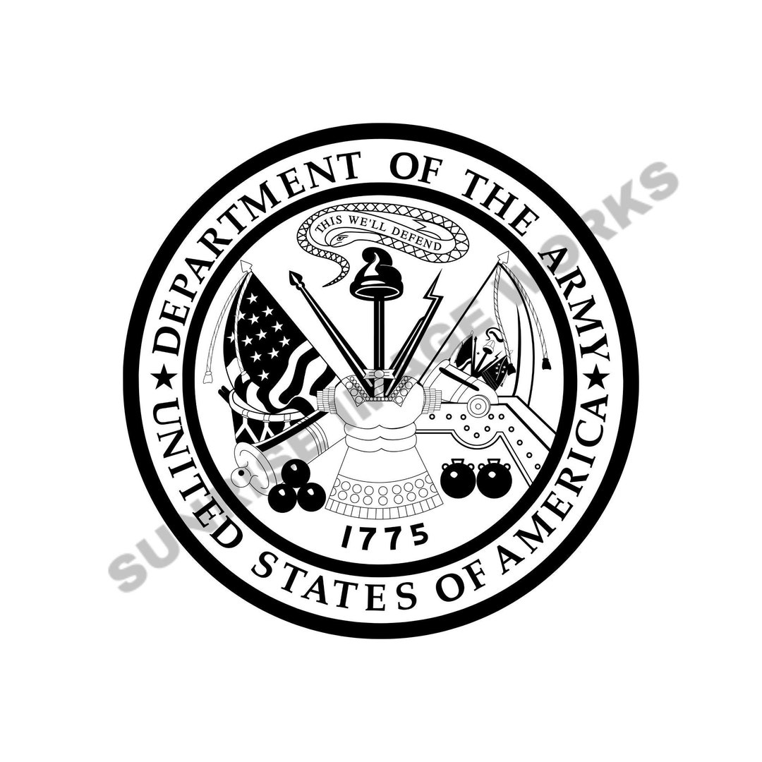 US Army Seal SVG Digital Download for Cricut & Silhouette | United ...