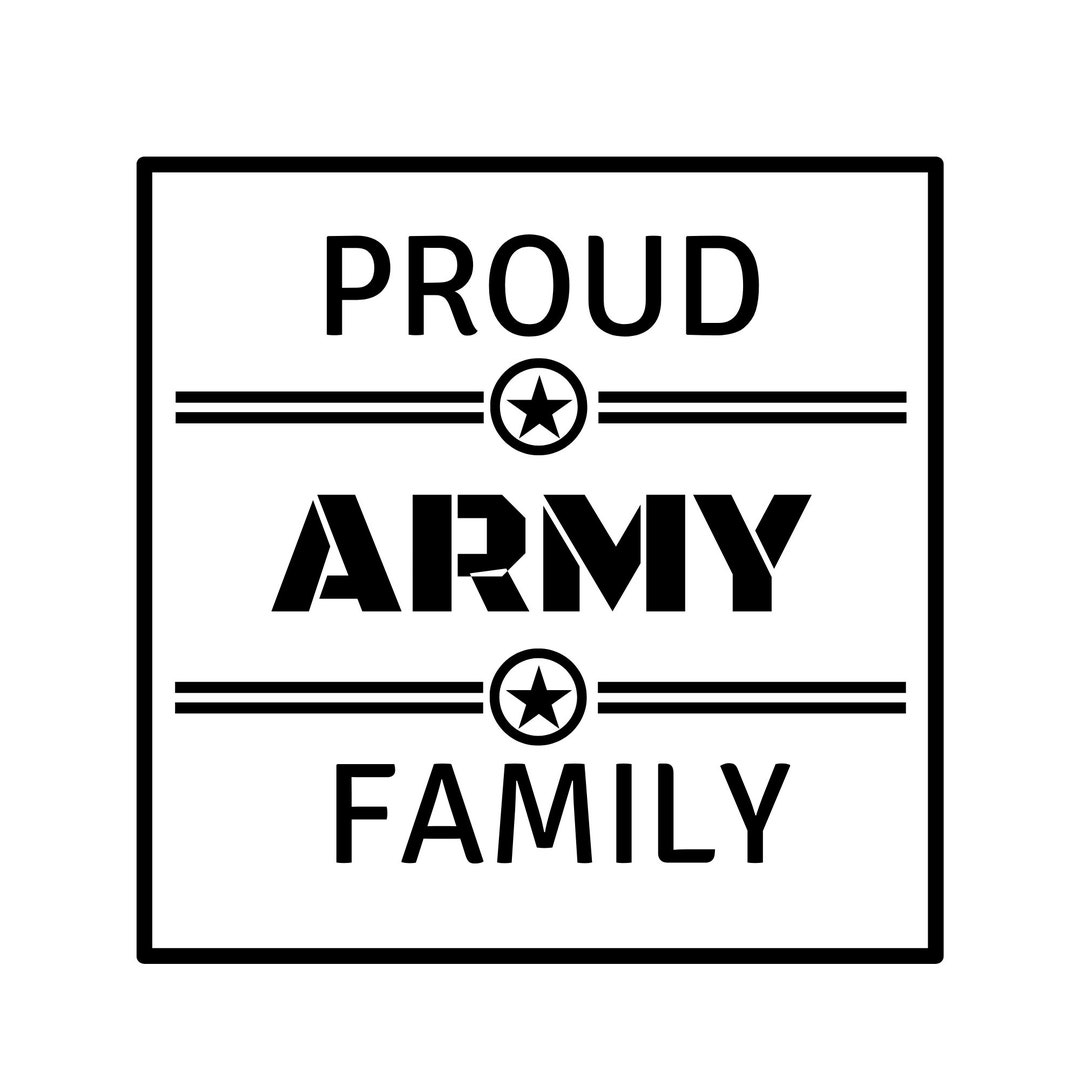 Proud Army Family Svg Proud Army Family Digital Download Army Family ...