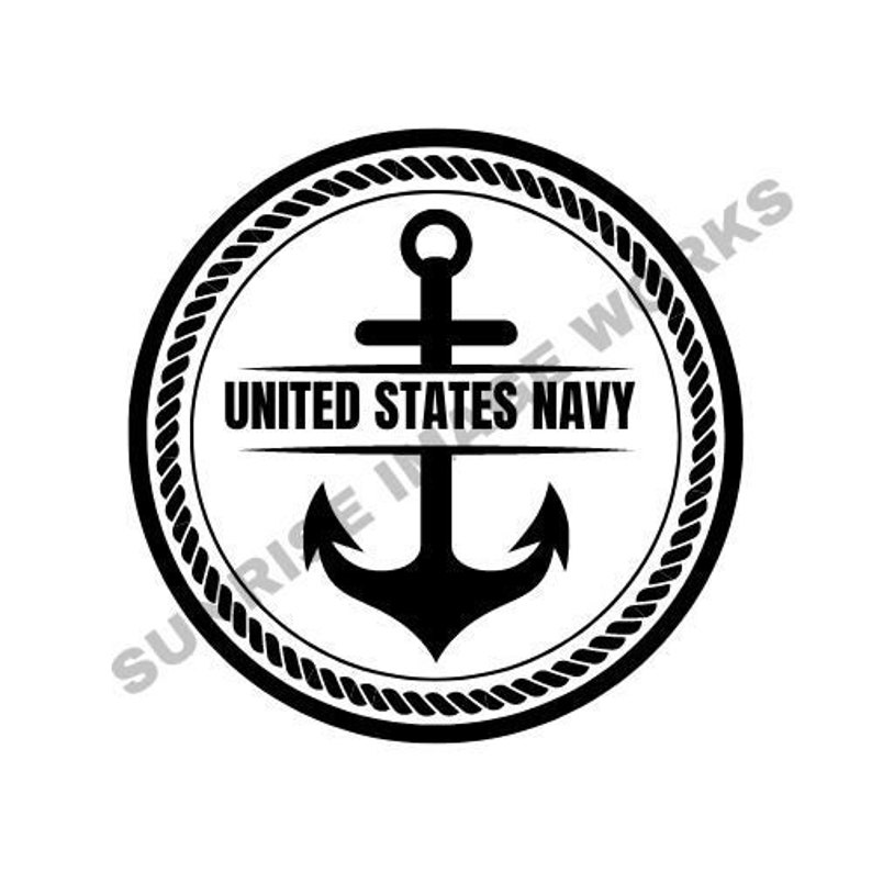 US Navy SVG | Clean Lines for Cricut Silhoutte Laser | Navy Digital ...