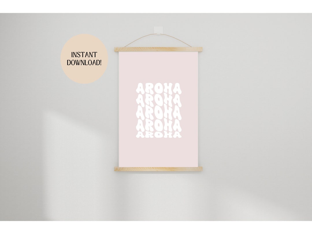 Aroha Digital Download, Maori Wall Art, New Zealand Print, Printables ...