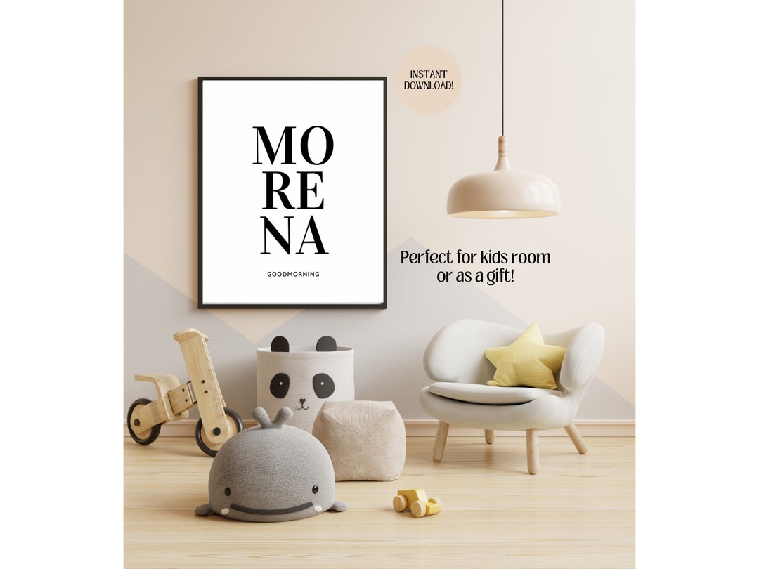 Morena Digital Download, Maori Wall Art, New Zealand Print, Printables ...