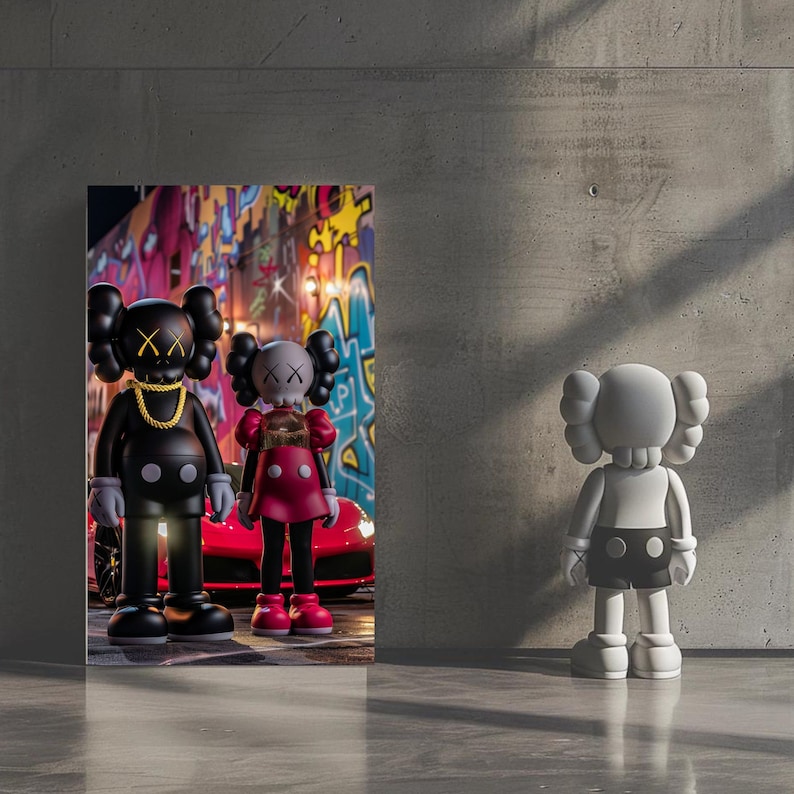 Kaws Poster, Printables Minimalist Hypebeast Kaws Figure Poster, Kaws ...