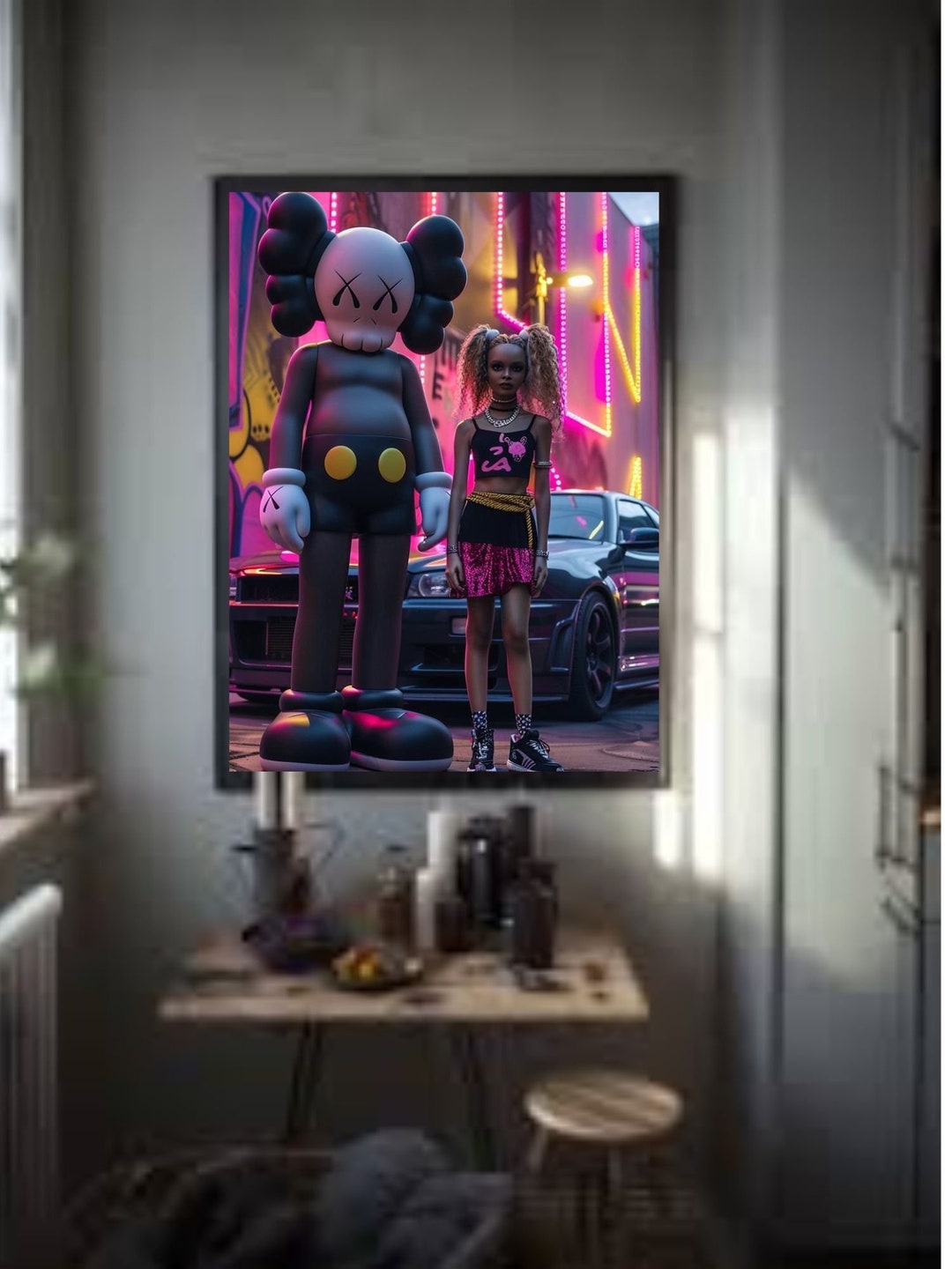 Kaws Poster, Printables Minimalist Hypebeast Kaws Figure Poster, Kaws ...