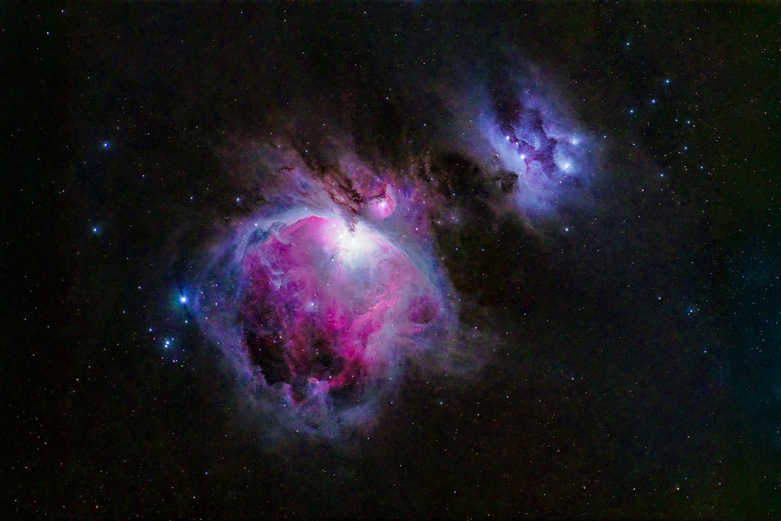 Breathtaking ORION NEBULA - Mural, Night Sky Landscape, Starry Sky ...