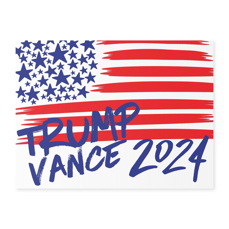 Trump Vance 2024 Yard Sign, Political Campaign Sign,outdoor Trump ...