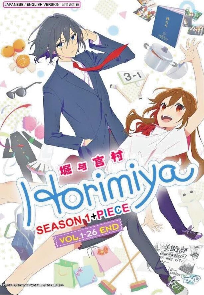 Horimiya Season 1+2 Vol.1-26 END DVD (anime) (english Dub) Express ...