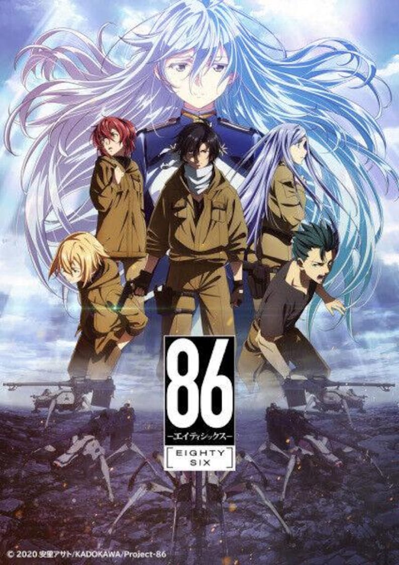 DVD Anime 86 Eighty Six Part 1+2 Complete Series Vol.1-23 End)+4 ...