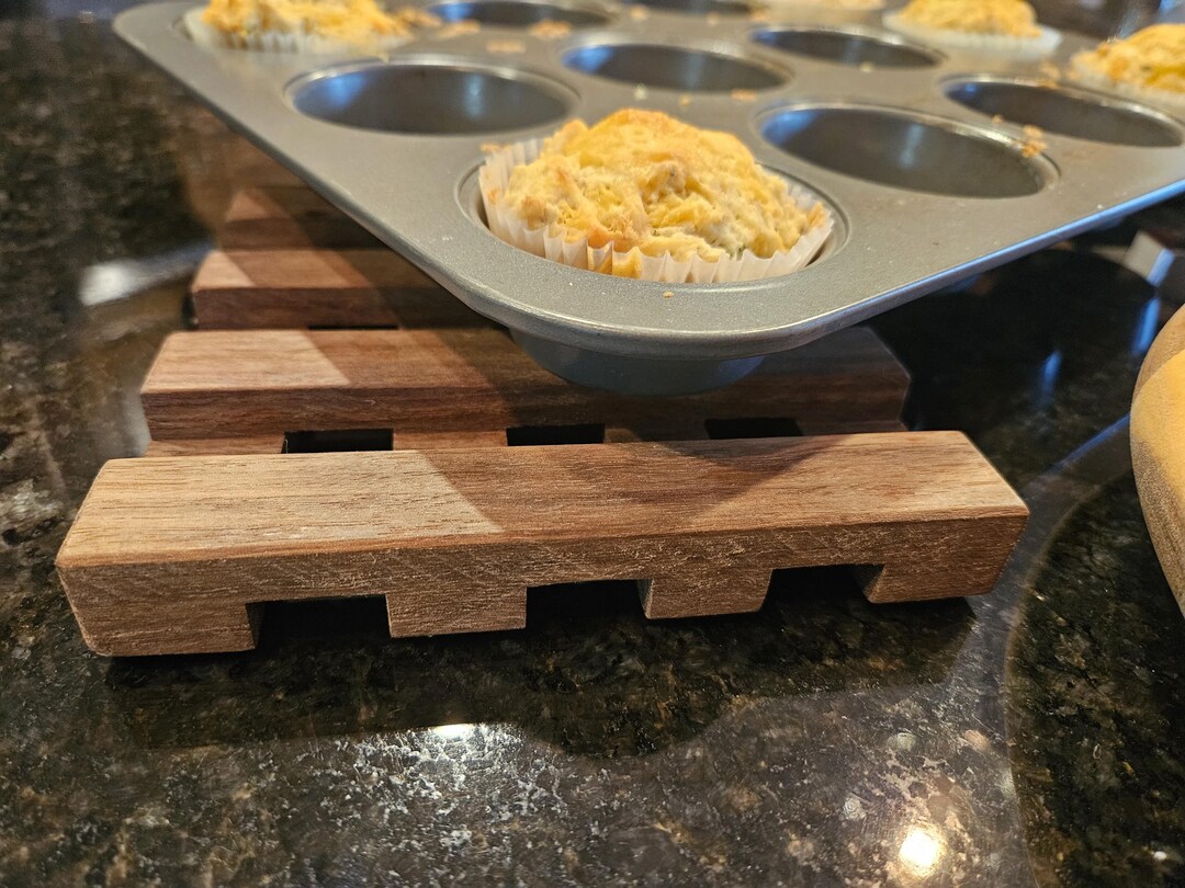 Handmade Hardwood Trivet: Domestic and Exotic Kitchen Decor - Etsy