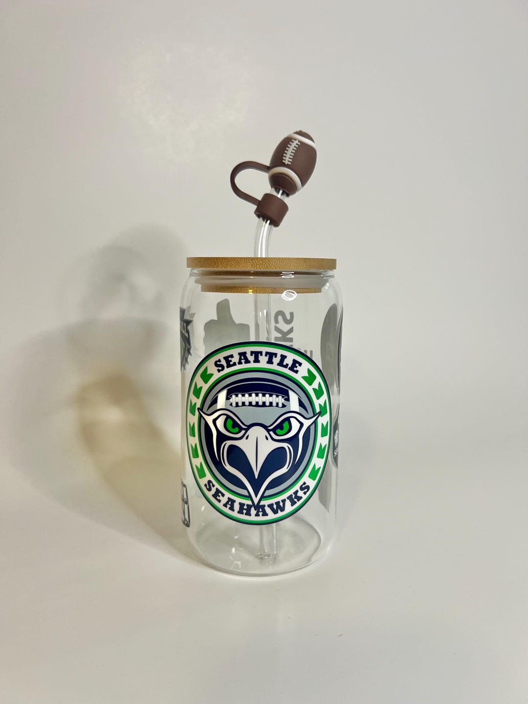 Football Glass Cup Coffee Seattle - Etsy