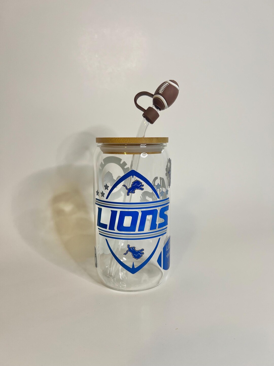 Football Glass Cup Coffee Detroit - Etsy