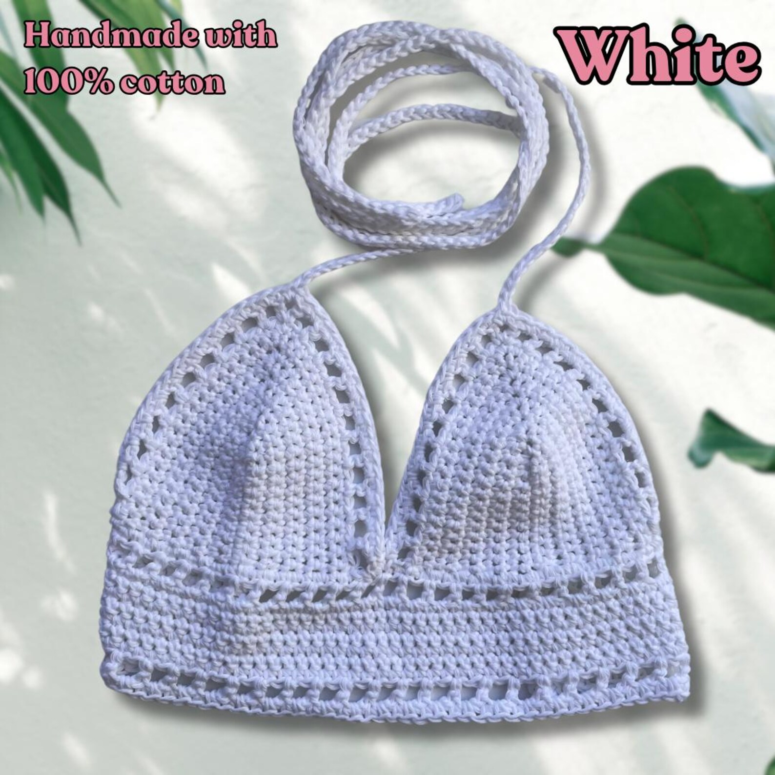 The Lilly Top - Handmade Crochet Bralette | Multiple Color and Size ...