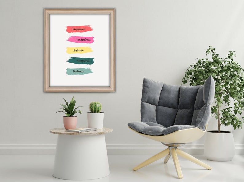 Motivational Quotes Poster Mental Health Poster Positive Quote Art ...