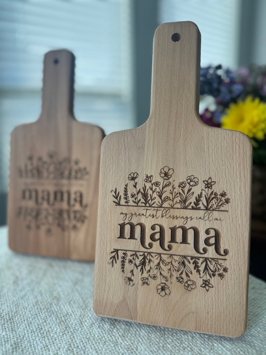 Mama Cutting Board/charcuterie Board, Unfinished, Gift for Mom, Board ...