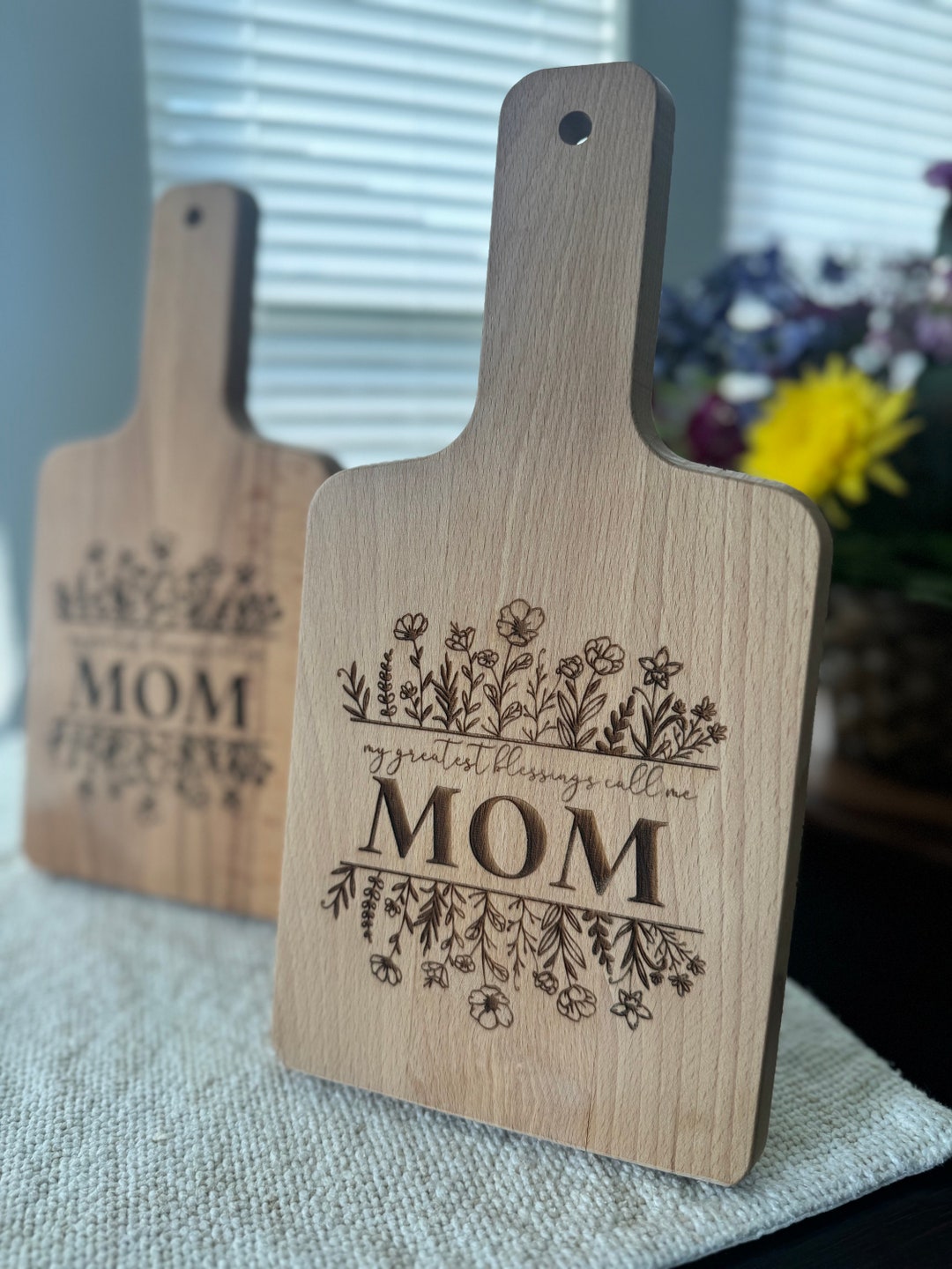 Mom Cutting Board/charcuterie Board, Unfinished, Gift for Mom, Board ...