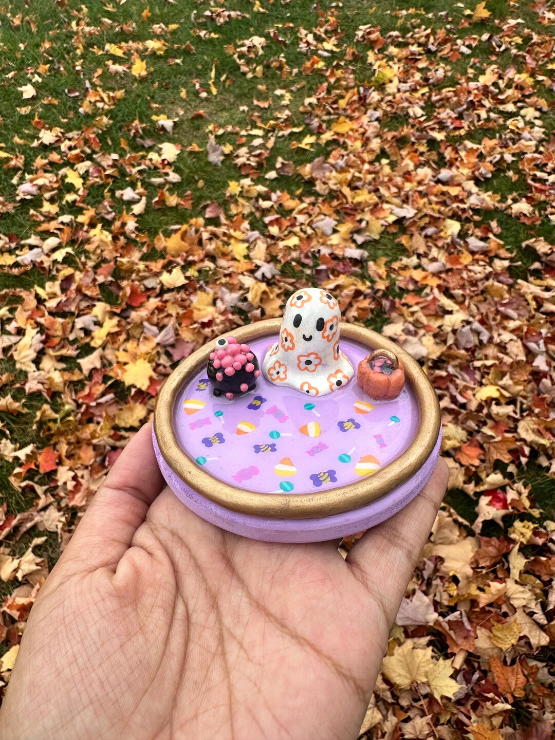 Candy-spoiled Flower Ghost Trinket Dish Ashtray & Decor - Etsy