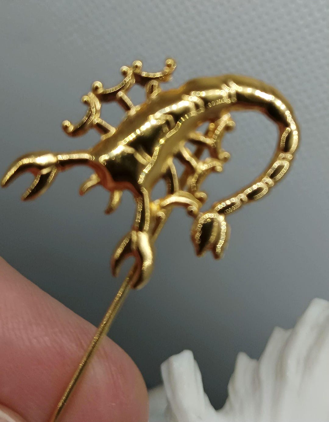Vintage 12k Gold Filled Scorpio Sick Pin Unisex Women Jewelry ...
