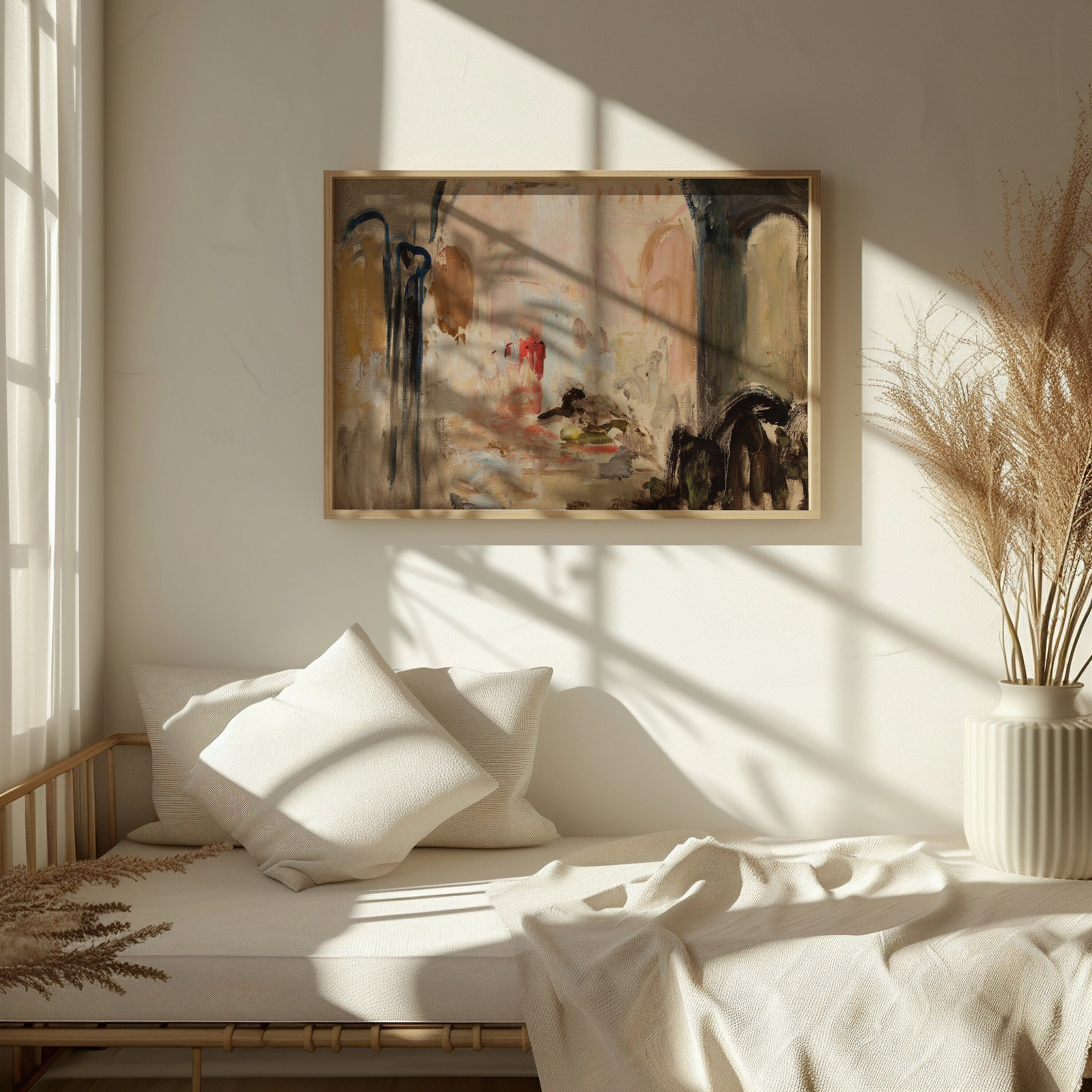 Vintage European Printable Abstract Art, Sketch for Stage Direction ...