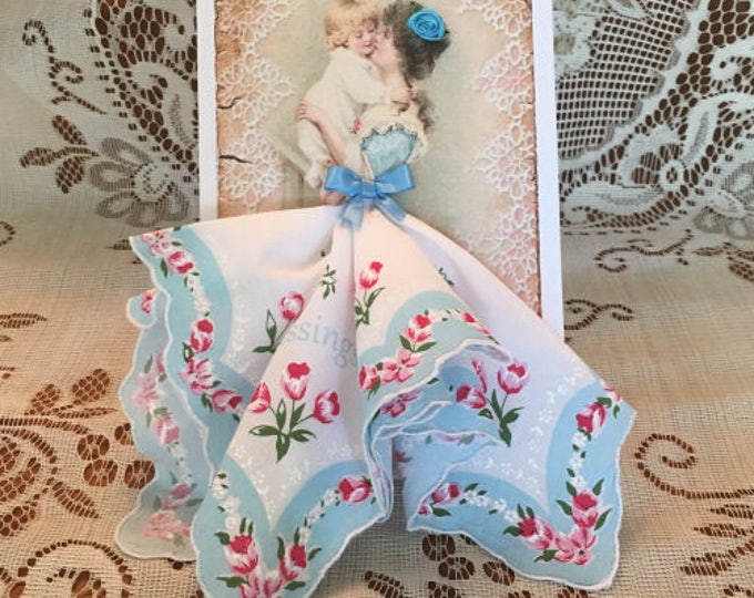 Blessings Keepsake Hanky Card - Etsy