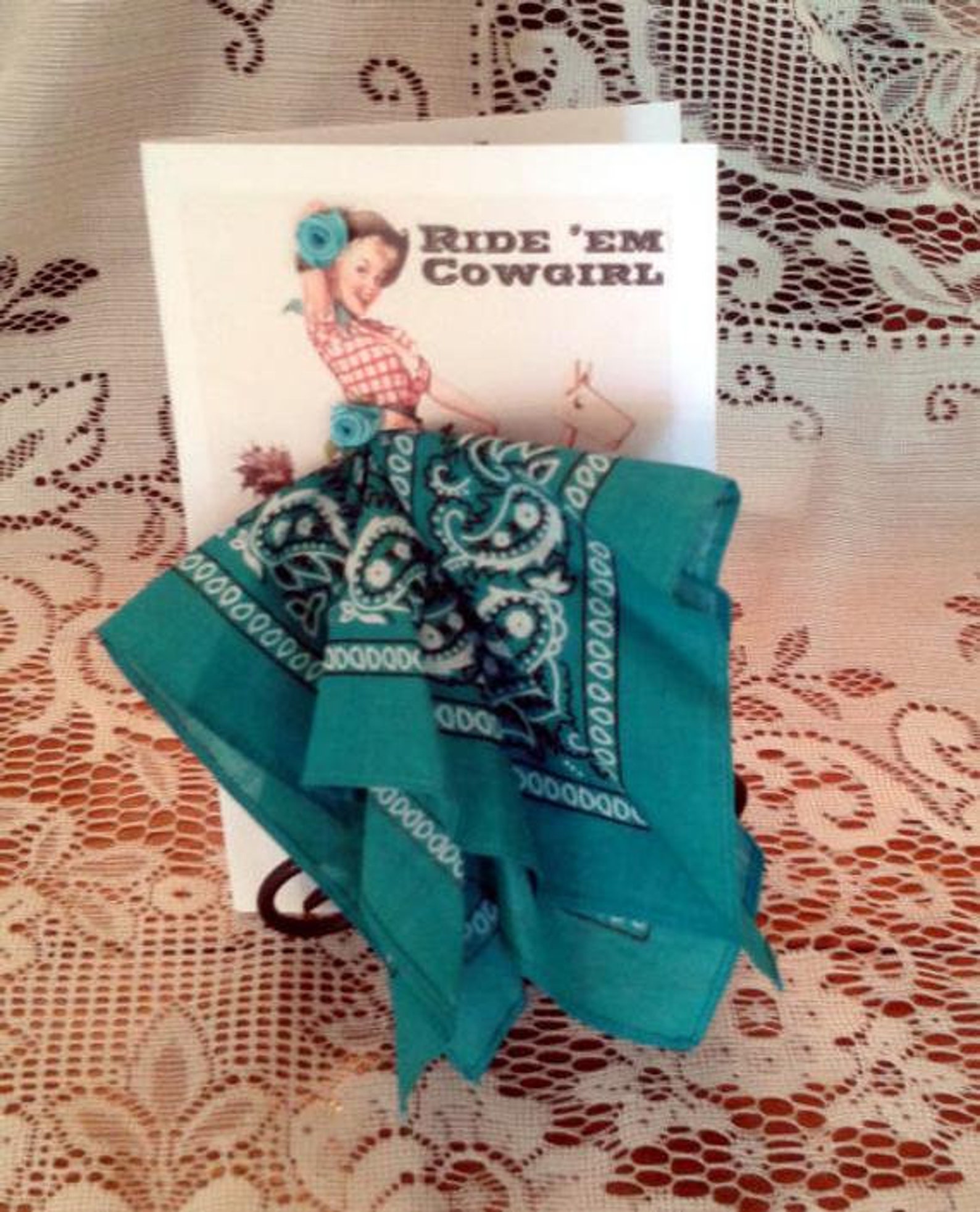 Cowgirl Pinup Cards - Etsy