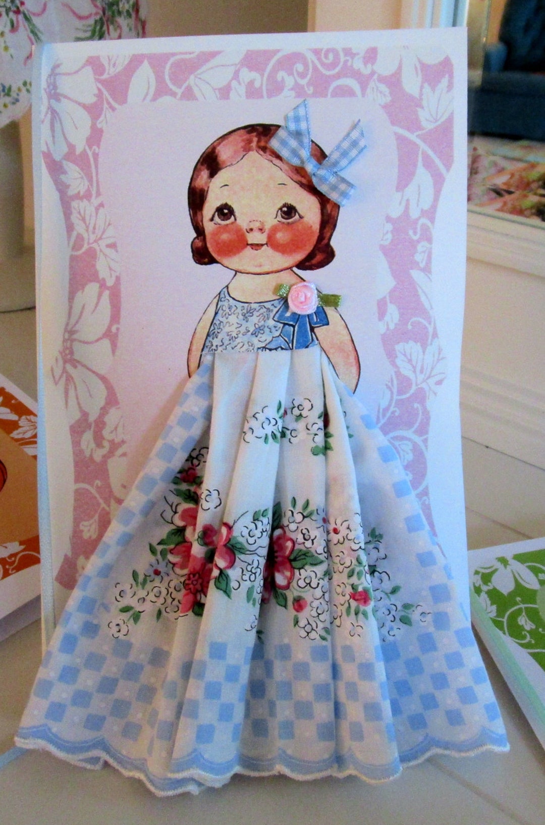 Dolly Dingle Paper Doll Card - Etsy