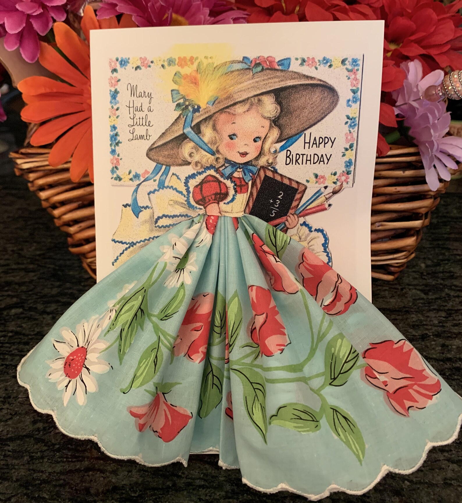 Nursery Rhyme Keepsake Hankie Cards - Etsy