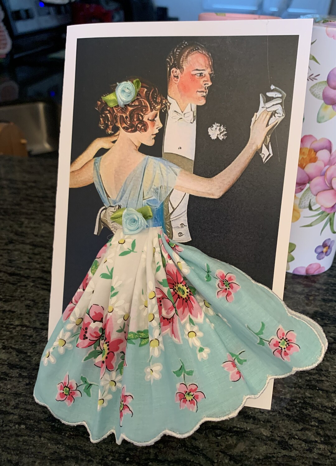 Dance Keepsake Hankie Card - Etsy